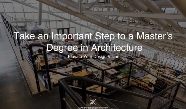 Take An Important Step To A Master's Degree In Architecture: Elevate ...