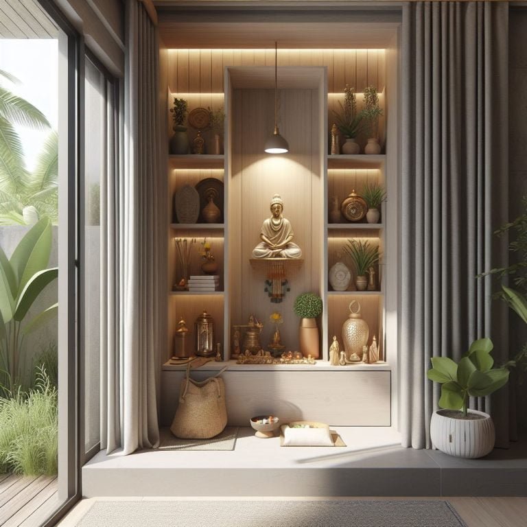 50+ Amazing Pooja Room Design Ideas | The Design Gesture