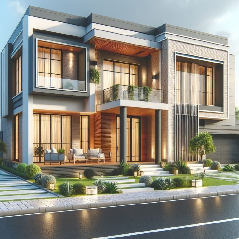 40+ Mind-Blowing Modern House Front Elevation Designs | The Design Gesture