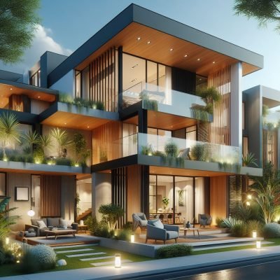 40+ Mind-Blowing Modern House Front Elevation Designs | The Design Gesture