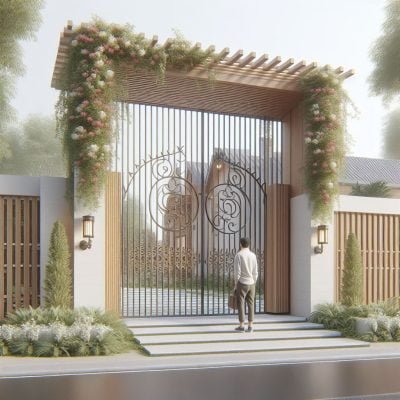 50+ Amazing Modern House Gate Designs | The Design Gesture
