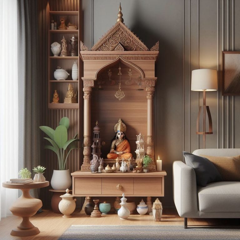 50+ Amazing Pooja Room Design Ideas | The Design Gesture