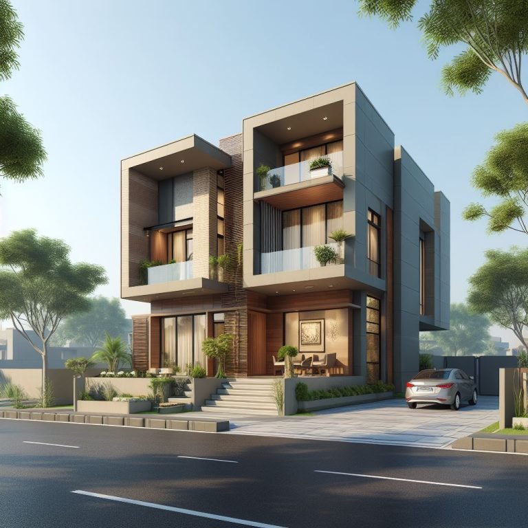 40+ Mind-Blowing Modern House Front Elevation Designs | The Design Gesture