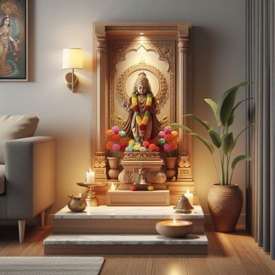 50+ Amazing Pooja Room Design Ideas | The Design Gesture