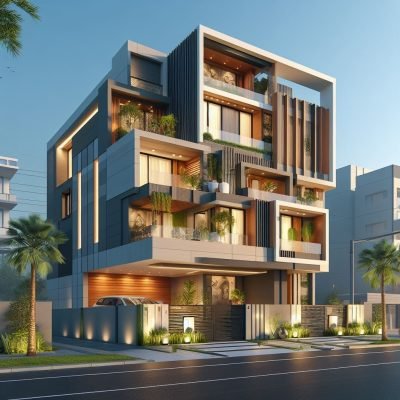 40+ Mind-Blowing Modern House Front Elevation Designs | The Design Gesture